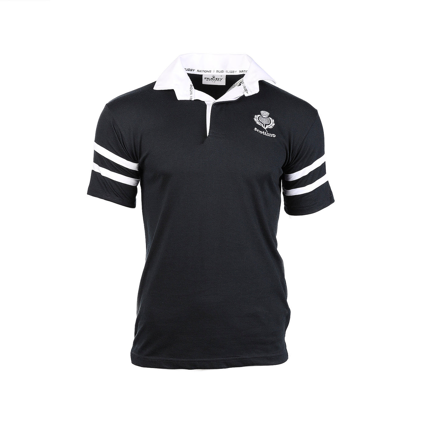 Gents S/S 2 Stripe Rugby Shirt | Heritage of Scotland — Heritage Of ...