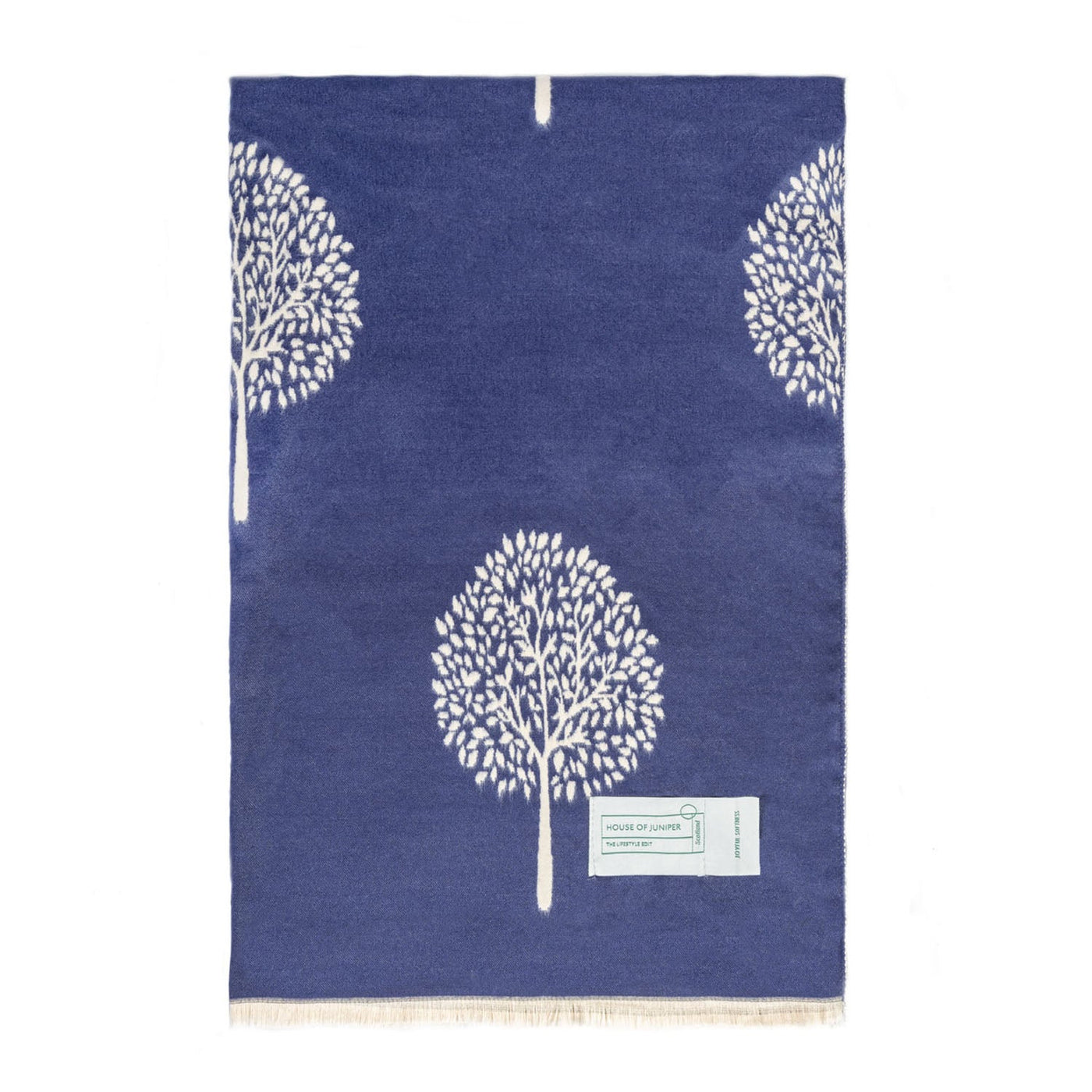 Elegant Tree Motif Soft Weave Scarf Stole — Heritage Of Scotland