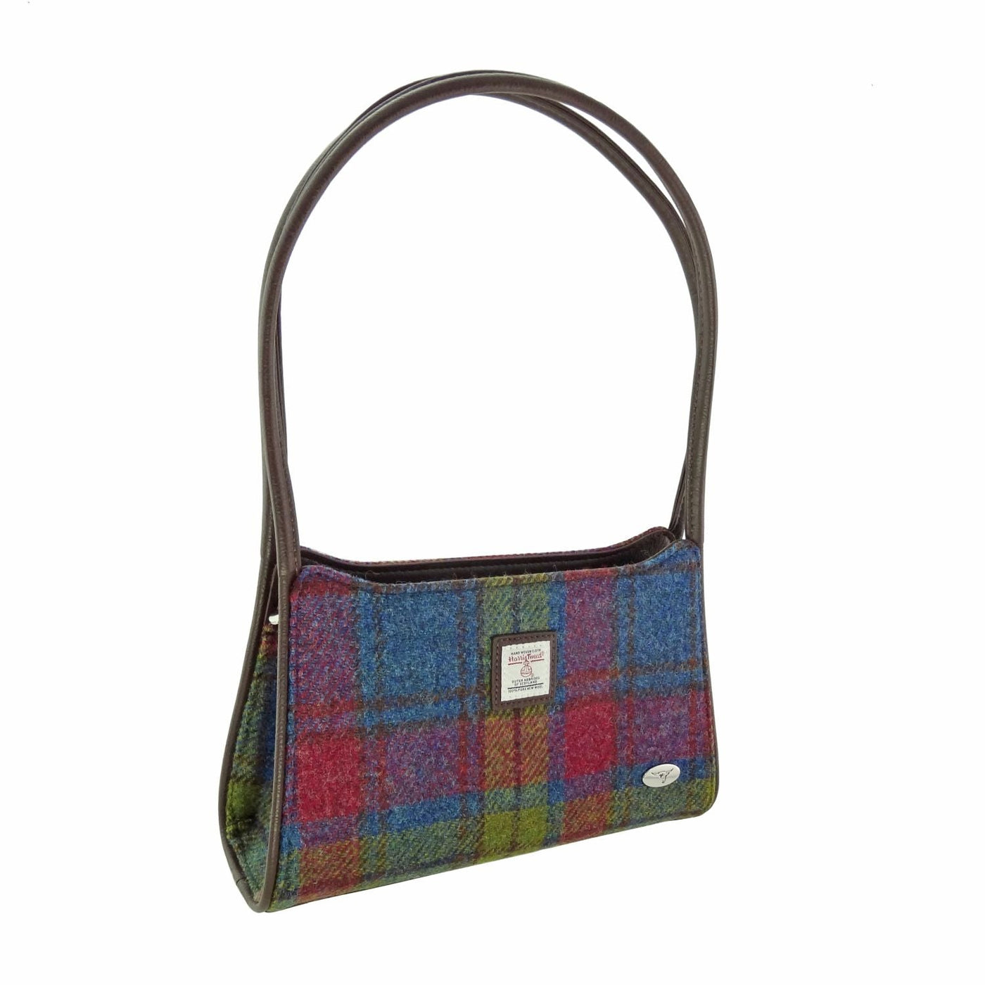 Harris Tweed Fiddich Small Handbag - Classic Tweed Shoulder Handbag ...