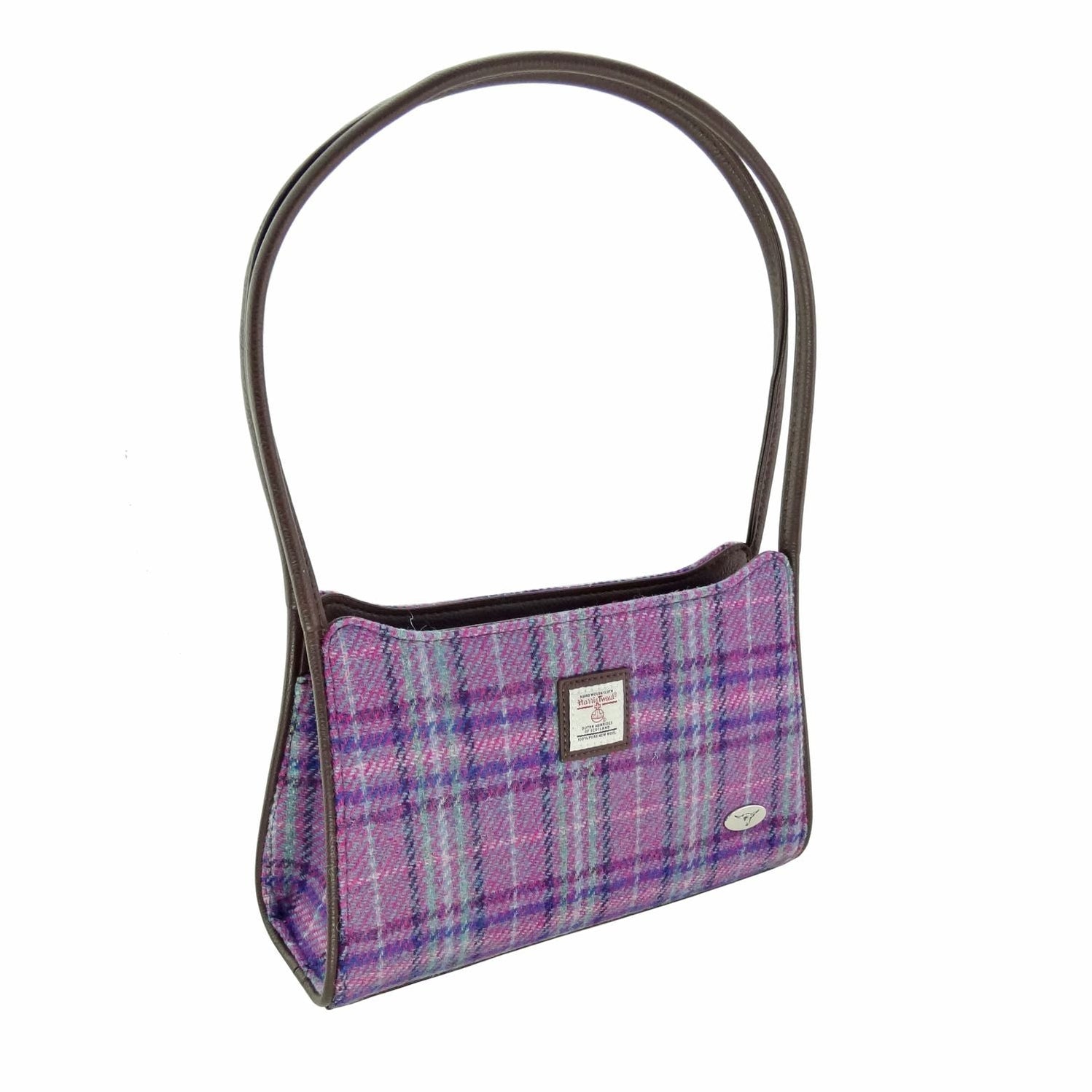 Harris Tweed Fiddich Small Handbag - Classic Tweed Shoulder Handbag ...