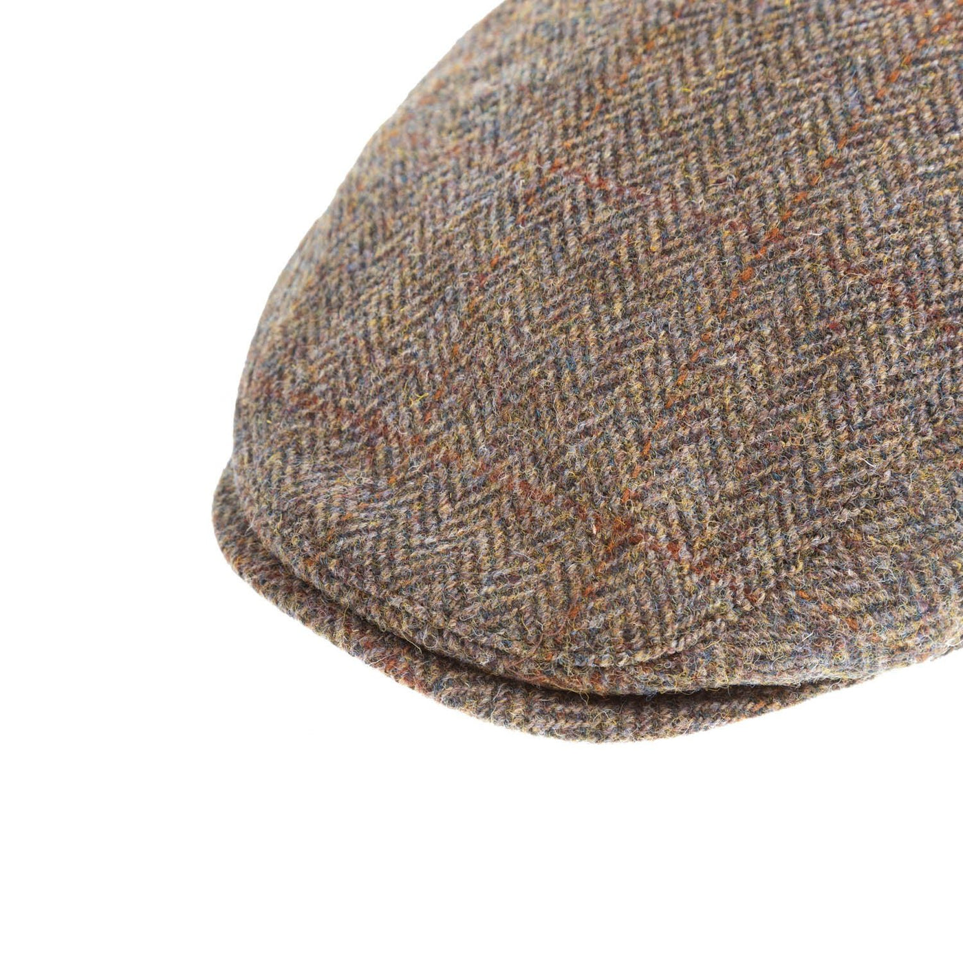 Heddle & Reed Harris Tweed Flatcap Brown Herringbone | Heritage of Sco ...