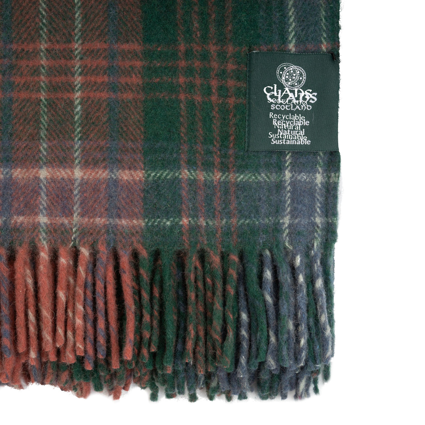 Highland Wool Blend Tartan Blanket Throw Wilson Ancient | Heritage of ...