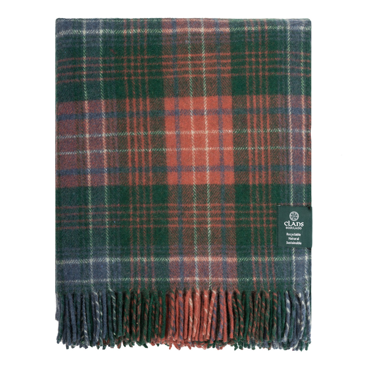 Highland Wool Blend Tartan Blanket Throw Wilson Ancient | Heritage of ...