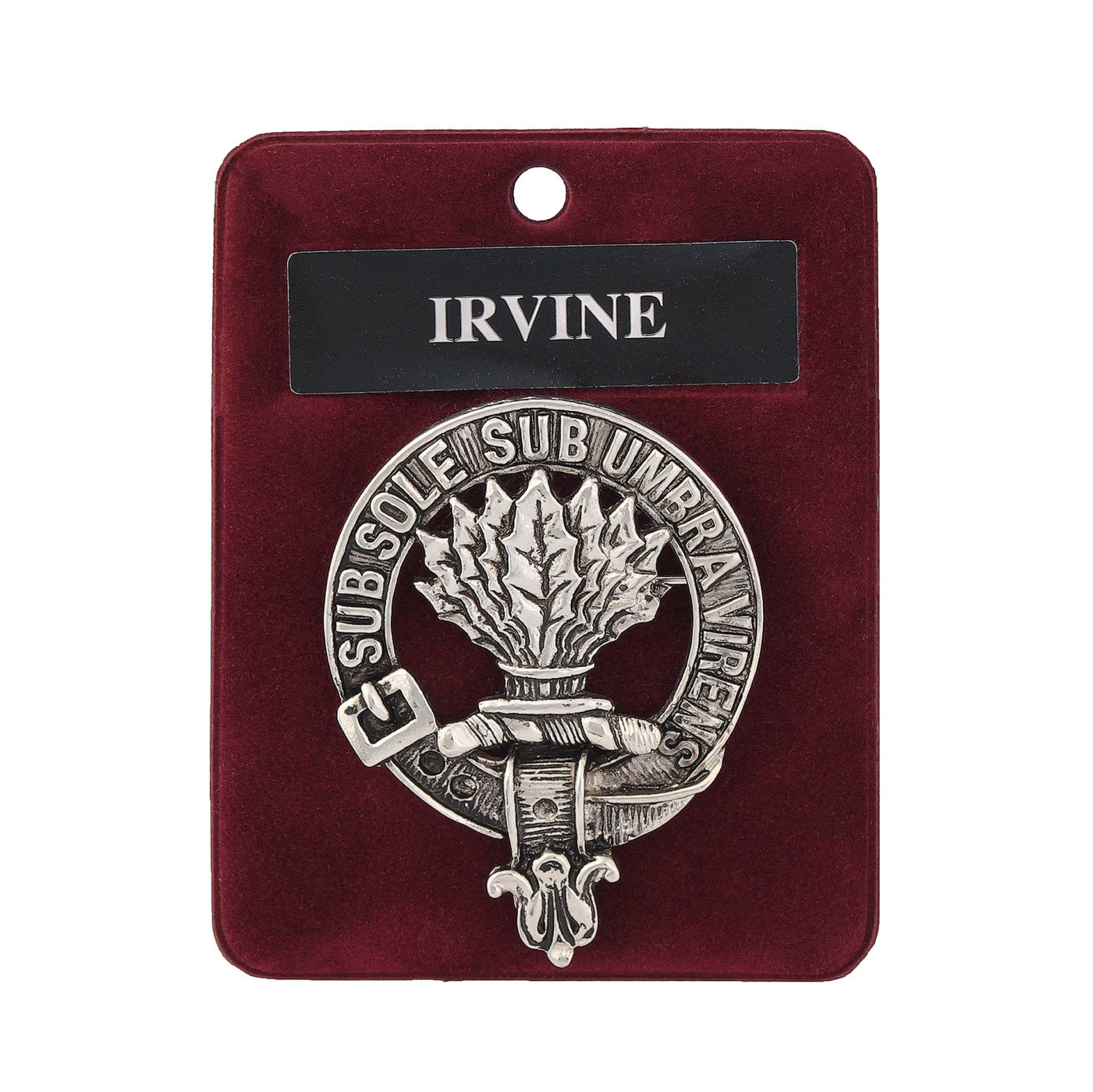 Irvine Clan Badge, Kilt Pin, Lapel Pin, Cufflinks, Keyring/Key Fob & G ...