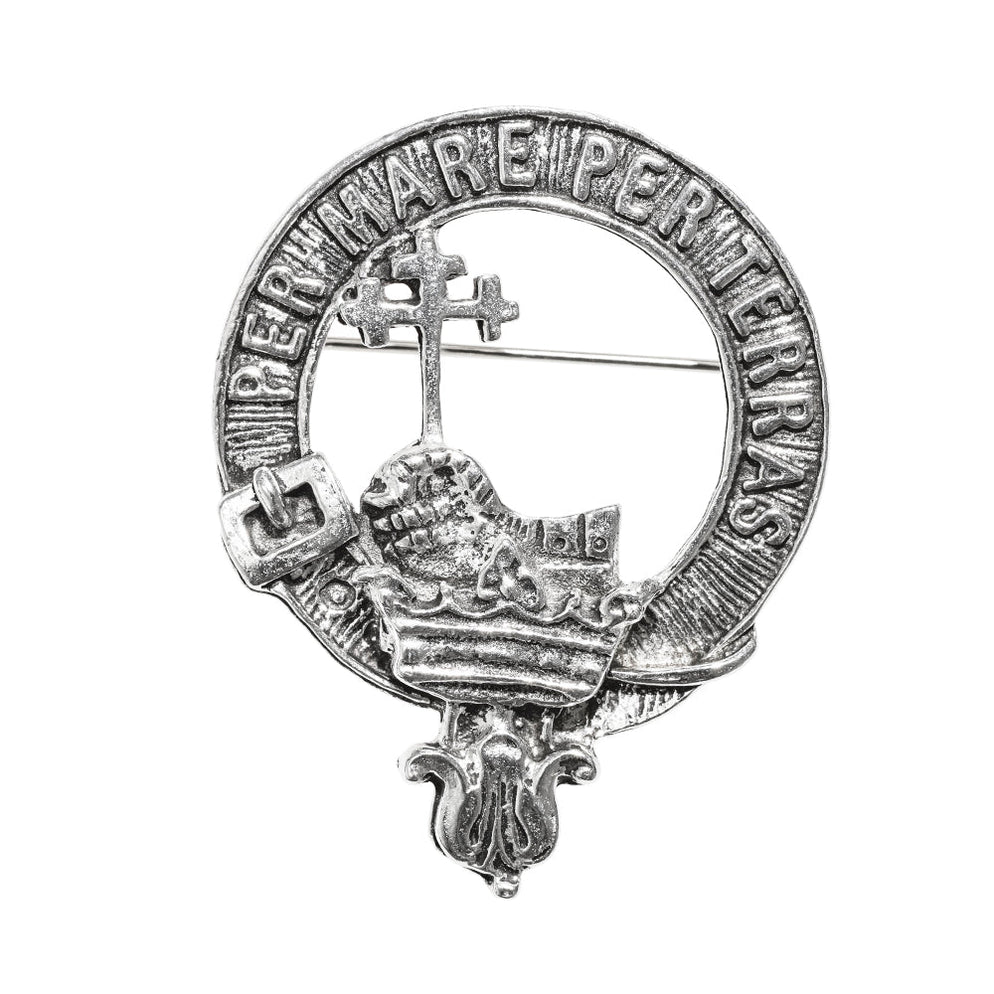 MacDonald of the Isles Clan Badge, Kilt Pin, Lapel Pin, Cufflinks, Key ...