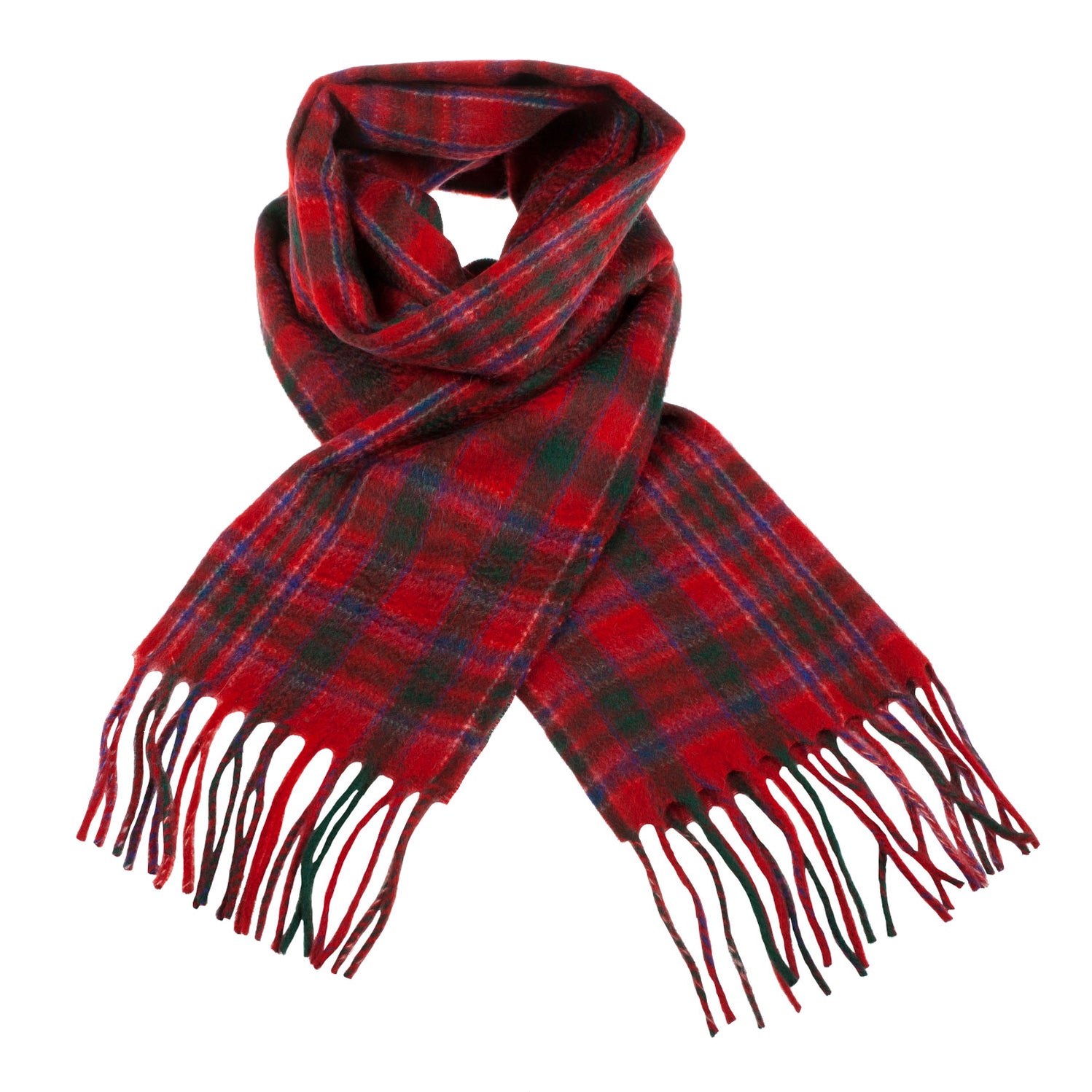 Cashmere Scottish Tartan Clan Scarf MACALISTER | Heritage of Scotland ...