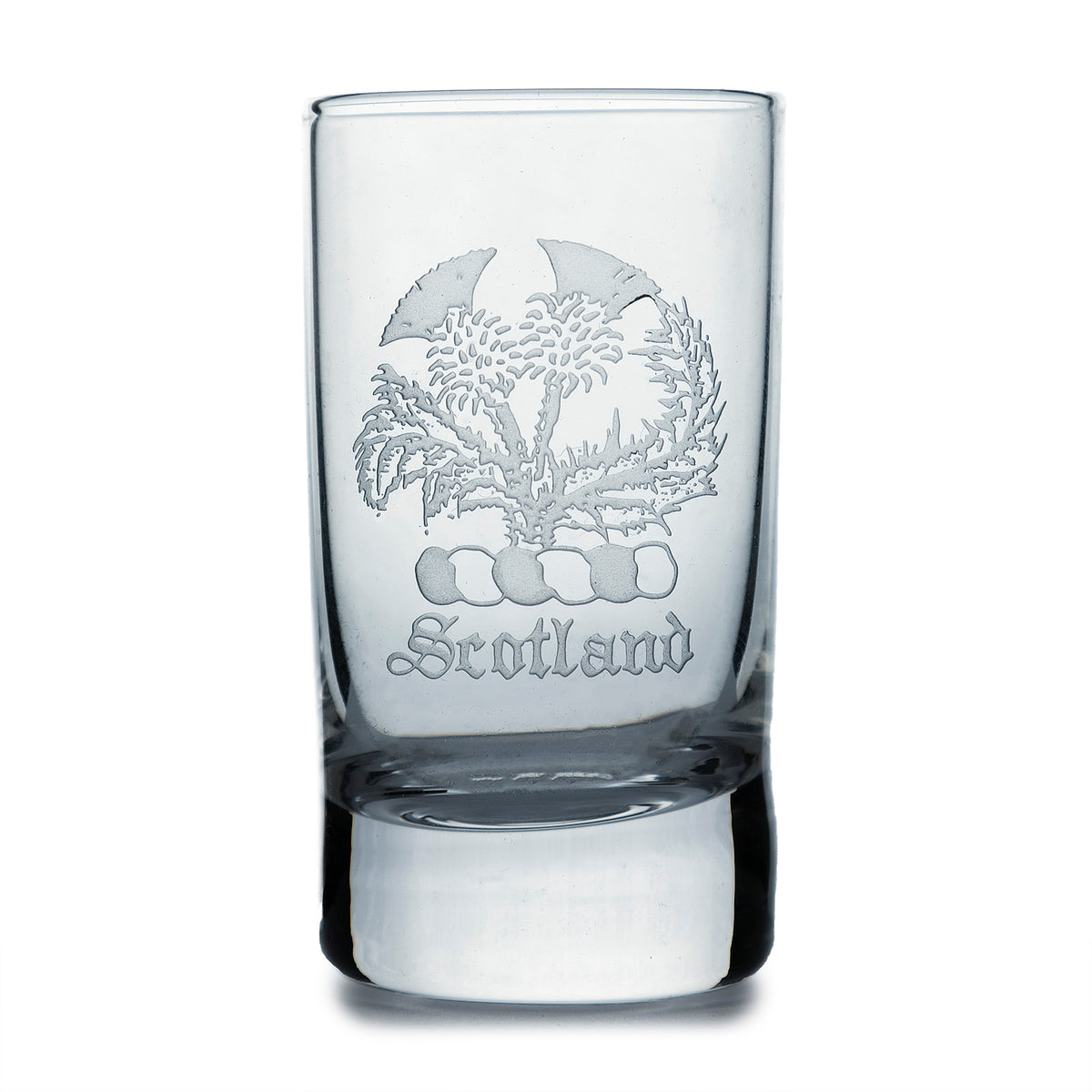 Collins Crystal Clan Shot Glass Scotland Wreath | Heritage of Scotland ...