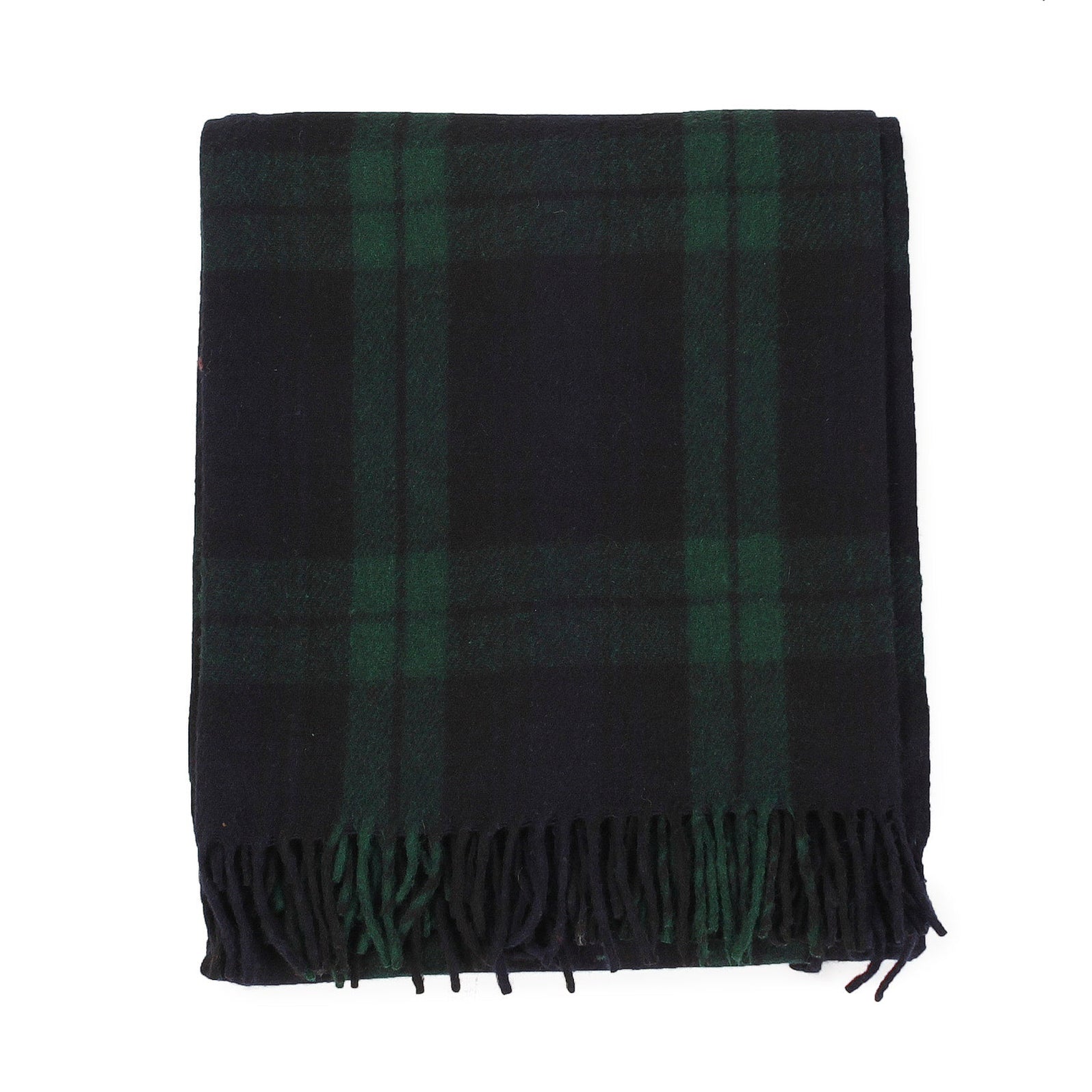 Highland Wool Blend Tartan Blanket Throw Black Watch | Heritage of Sco ...