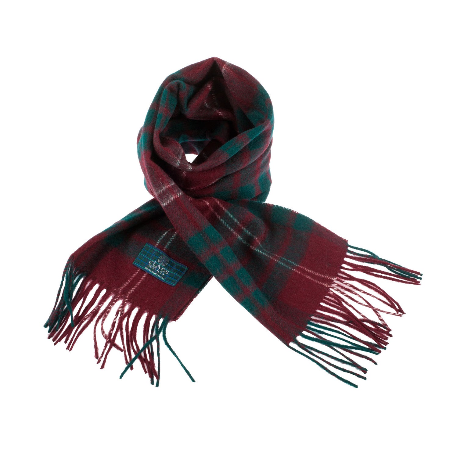 Lambswool Scottish Tartan Clan Scarf CRAWFORD | Heritage of Scotland ...