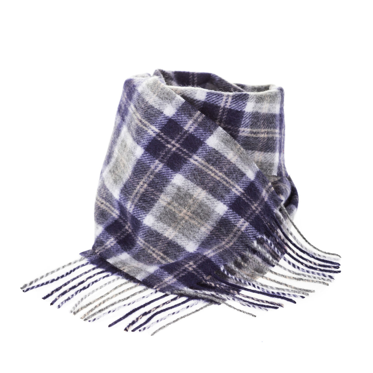 Mini Edinburgh Lambswool Scarf BANNOCKBANE SILVER | Heritage of Scotl ...